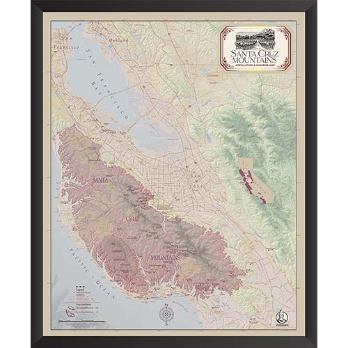 Premium Framed Wine Maps & Wall Art | Vinmaps